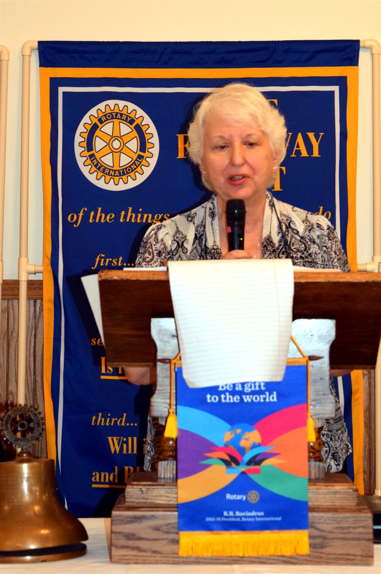 New Rotarian Pat Albrecht | Rotary club of Newark (NY)