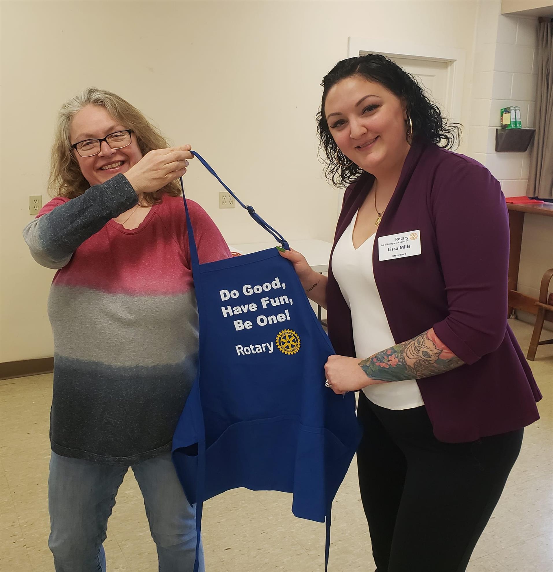 Our two newest Pal-mac Rotarians! | Rotary Club of Palmyra-Macedon