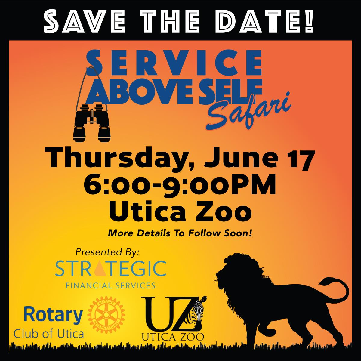 Service Above Self Safari event will highlight community service | Rotary Club of Utica