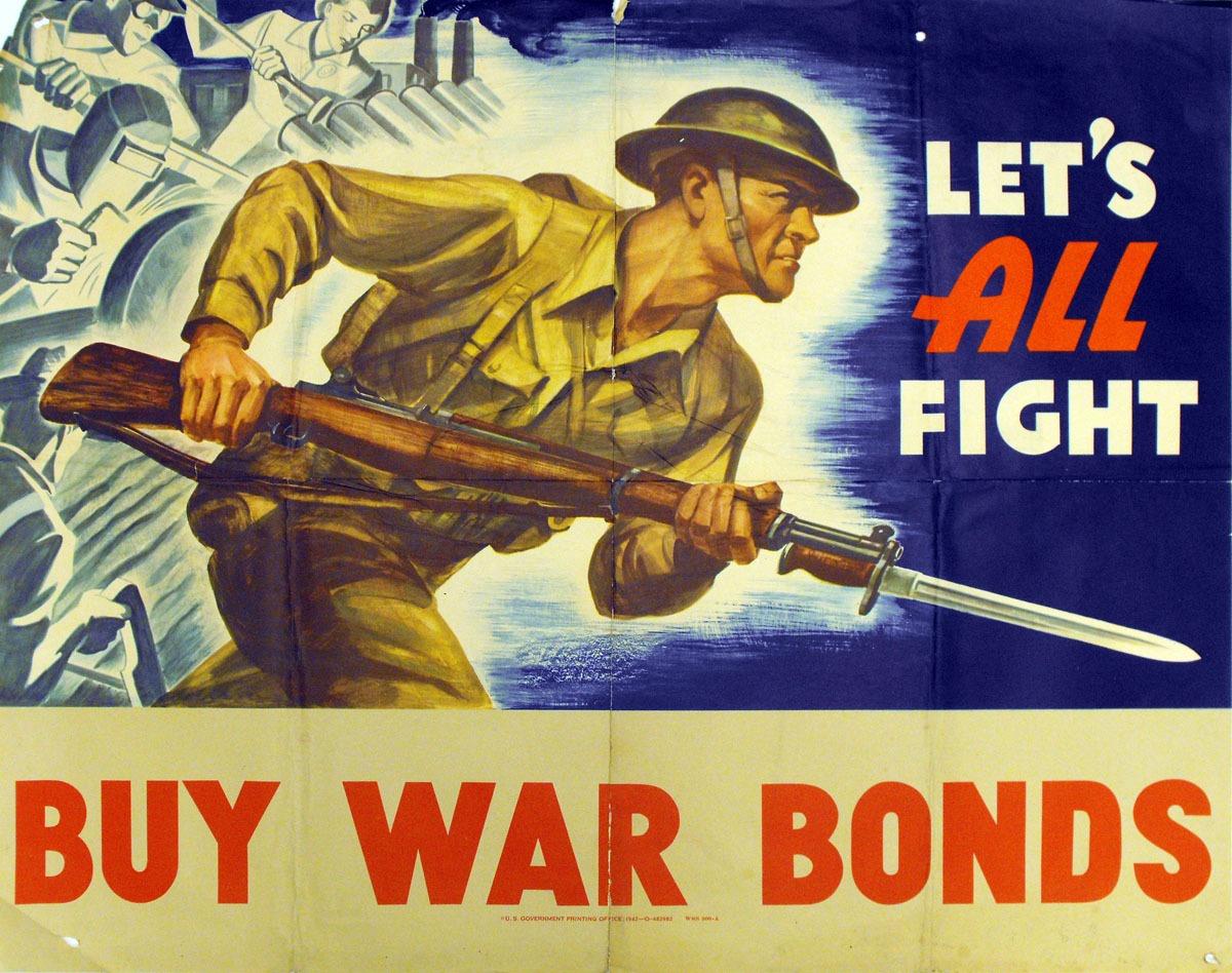 LET'S ALL FIGHT, The Linc Cathers Collection of WWII Home Front Posters ...