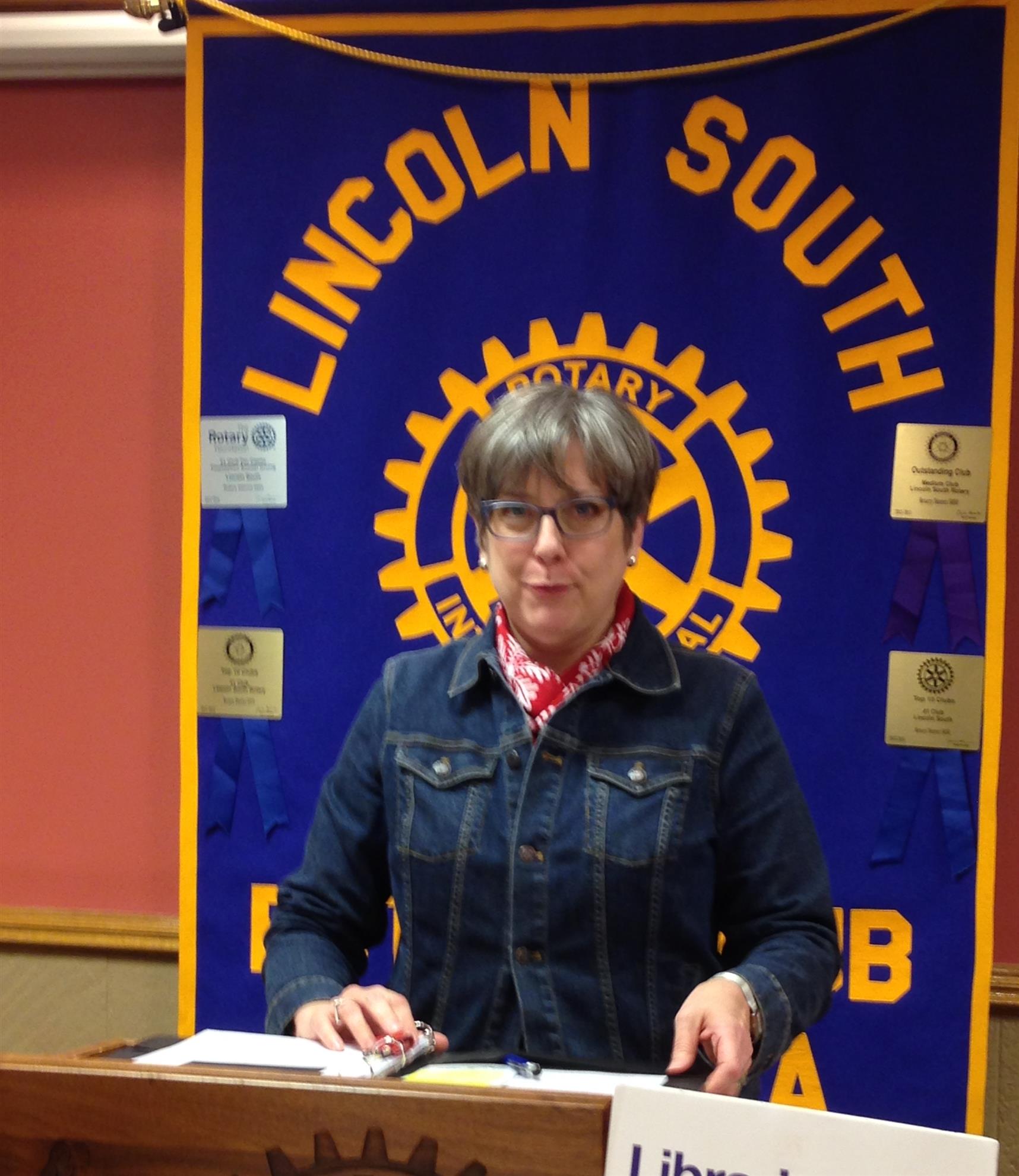 Pat Leach on the Lincoln Libraries | Rotary Club of Lincoln South