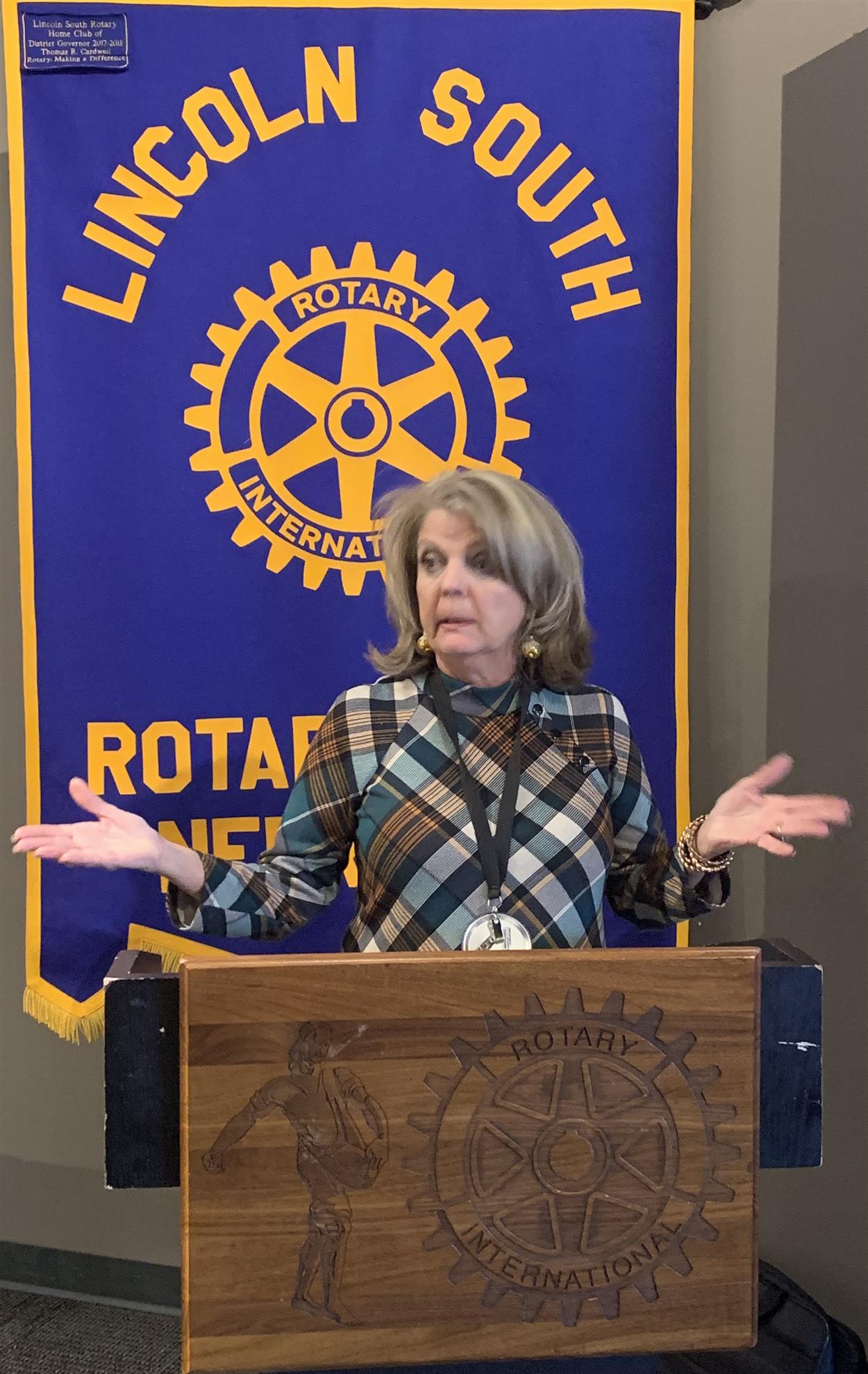 Kay Wunderlich - Lincoln South Rotary Club Member Moment | Rotary Club ...