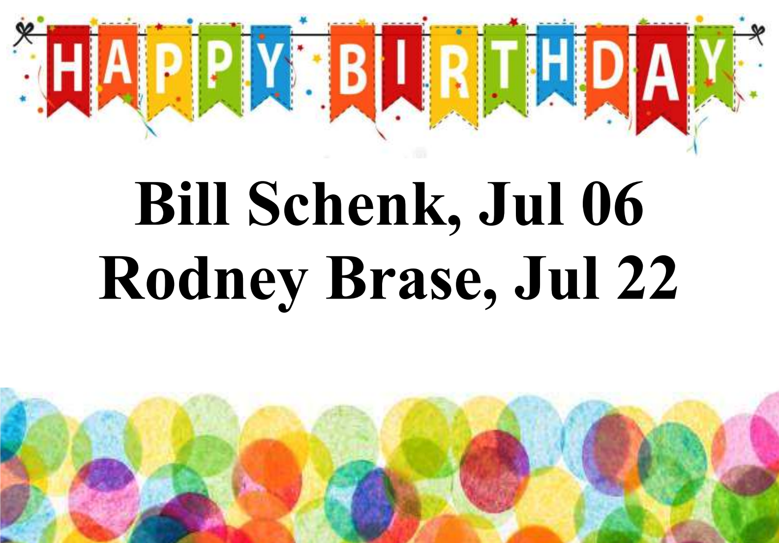 Happy Birthday, Rotarians! | Rotary Club of Omaha Morning