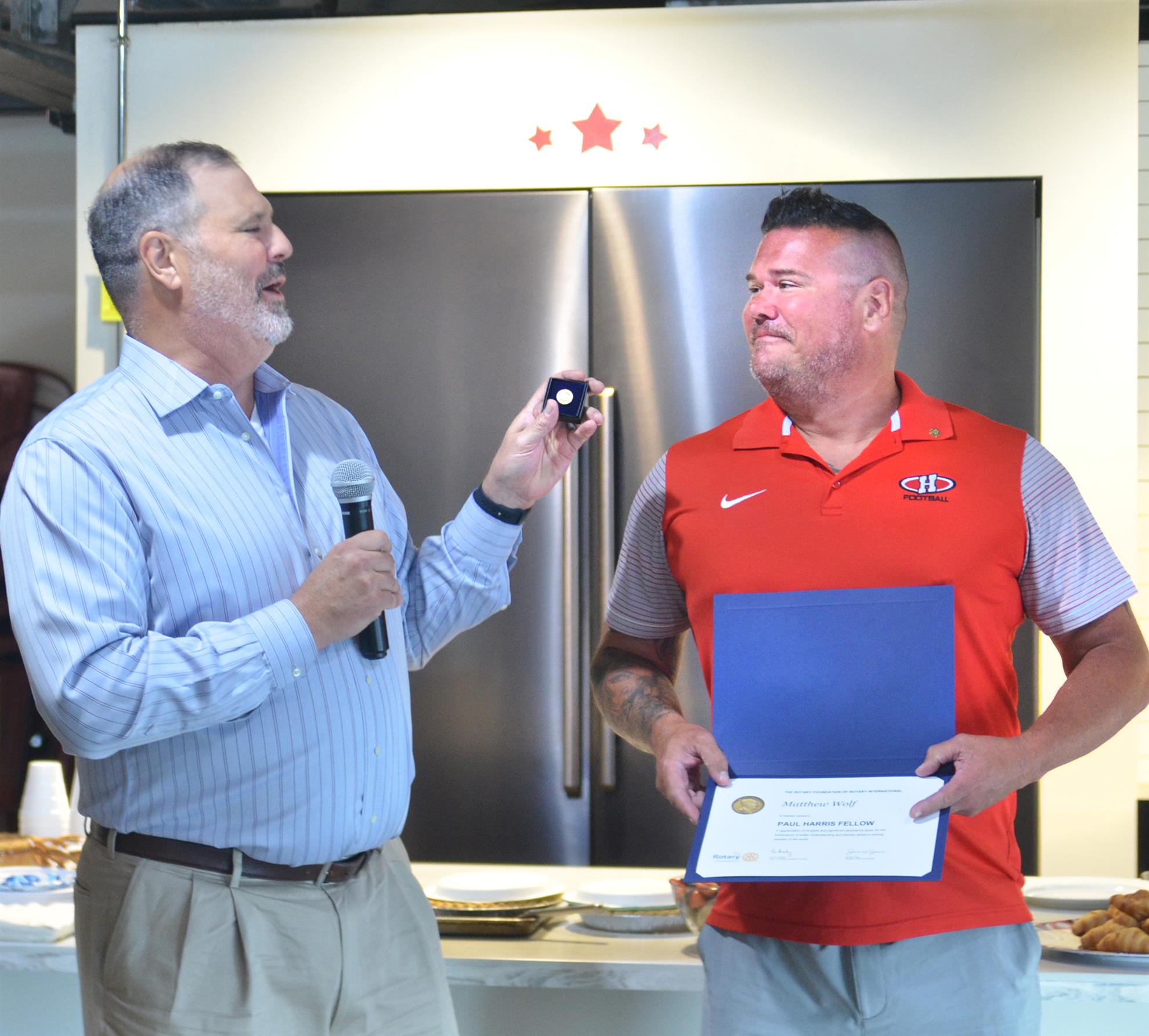 MATT WOLF RECEIVES PAUL HARRIS FELLOW REGOGNITION | Mequon-Thiensville ...