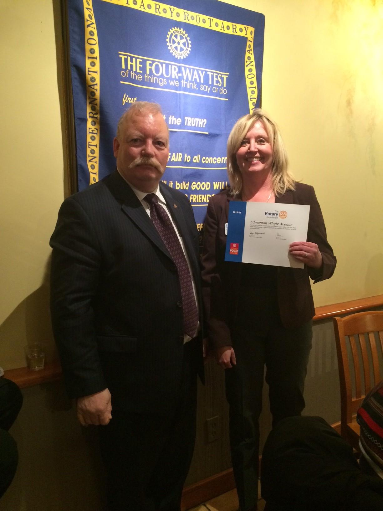 November Was Rotary Foundation Month | Rotary Club of Edmonton Whyte Avenue