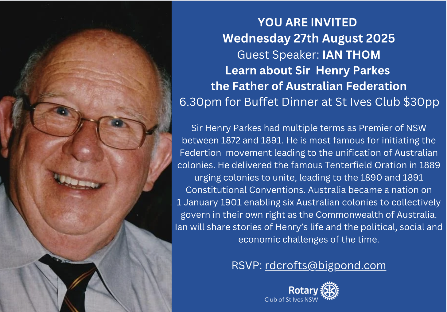 Sir Henry Parkes is called the "Father of Federation". Do you know why ...