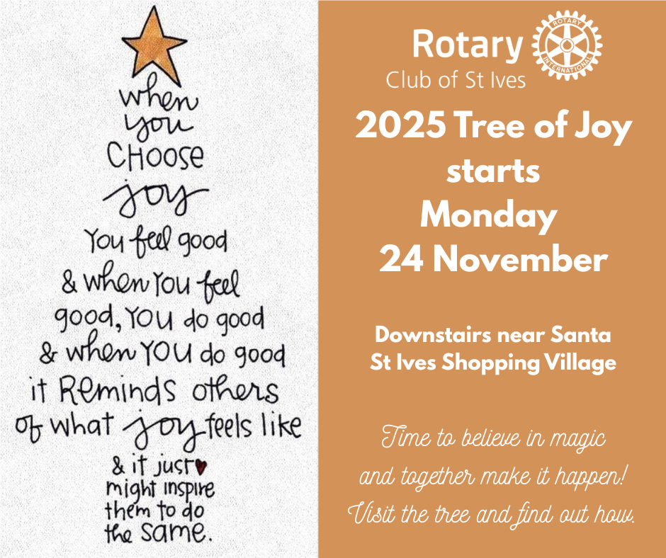 The Magic of Christmas starts MONDAY 24 NOVEMBER with the TREE OF JOY ...