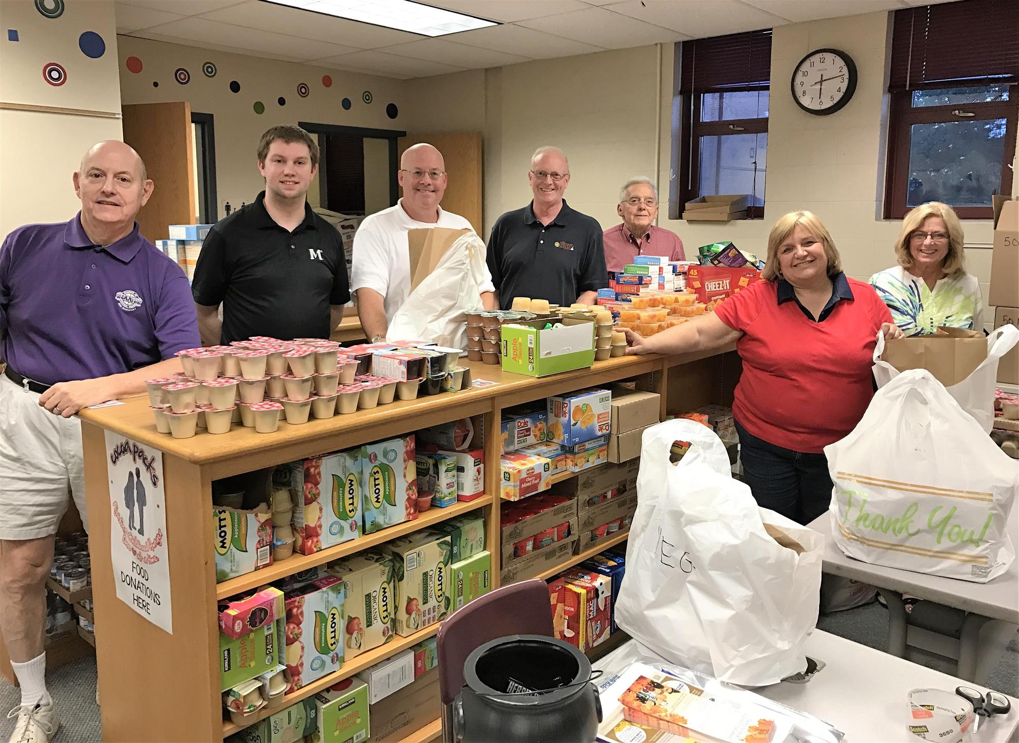 Volunteering at C.O.C.O.A. packs program | Rotary Club of Hershey