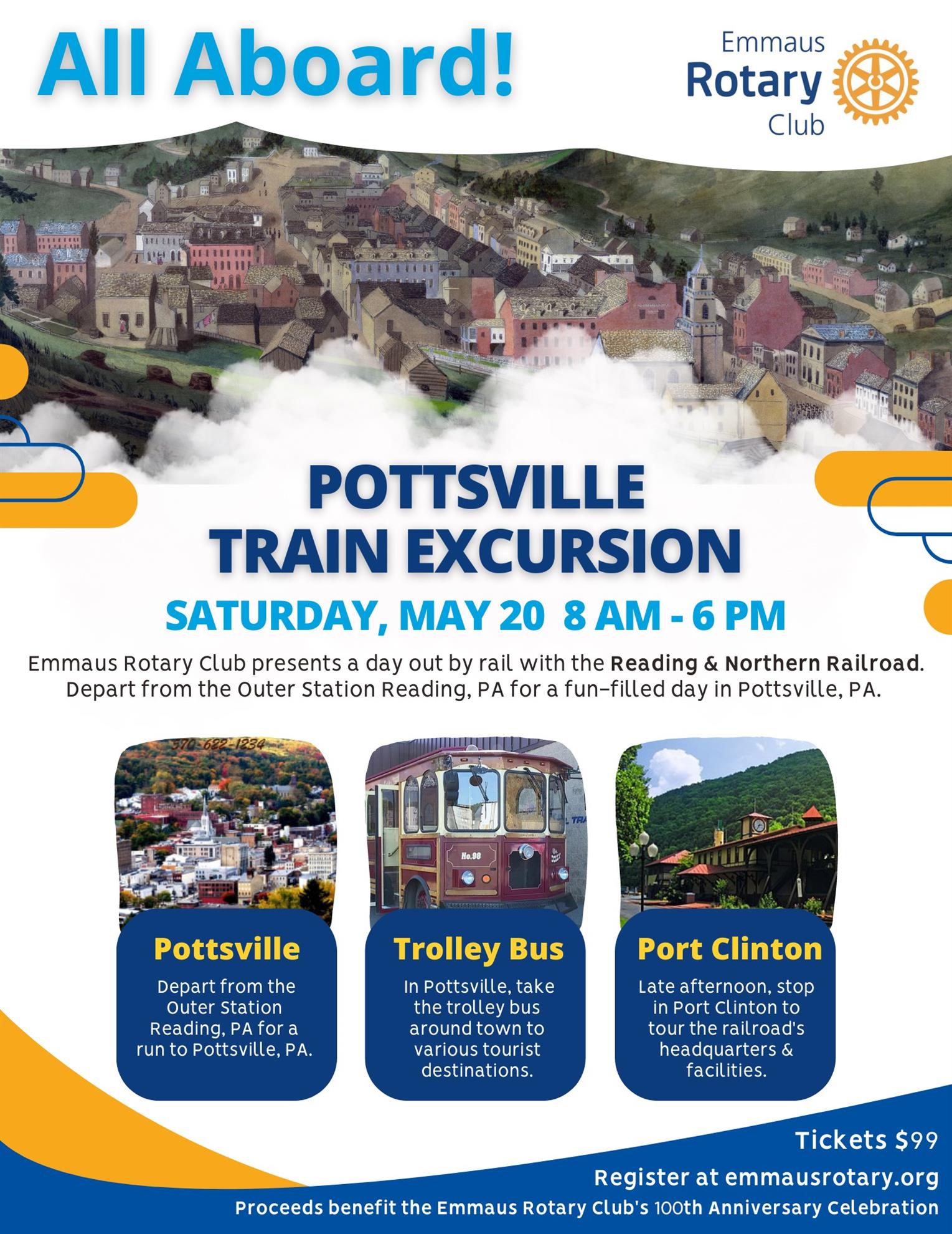 ALL Aboard- Emmaus Rotary Train Excursion | Rotary Club of Emmaus