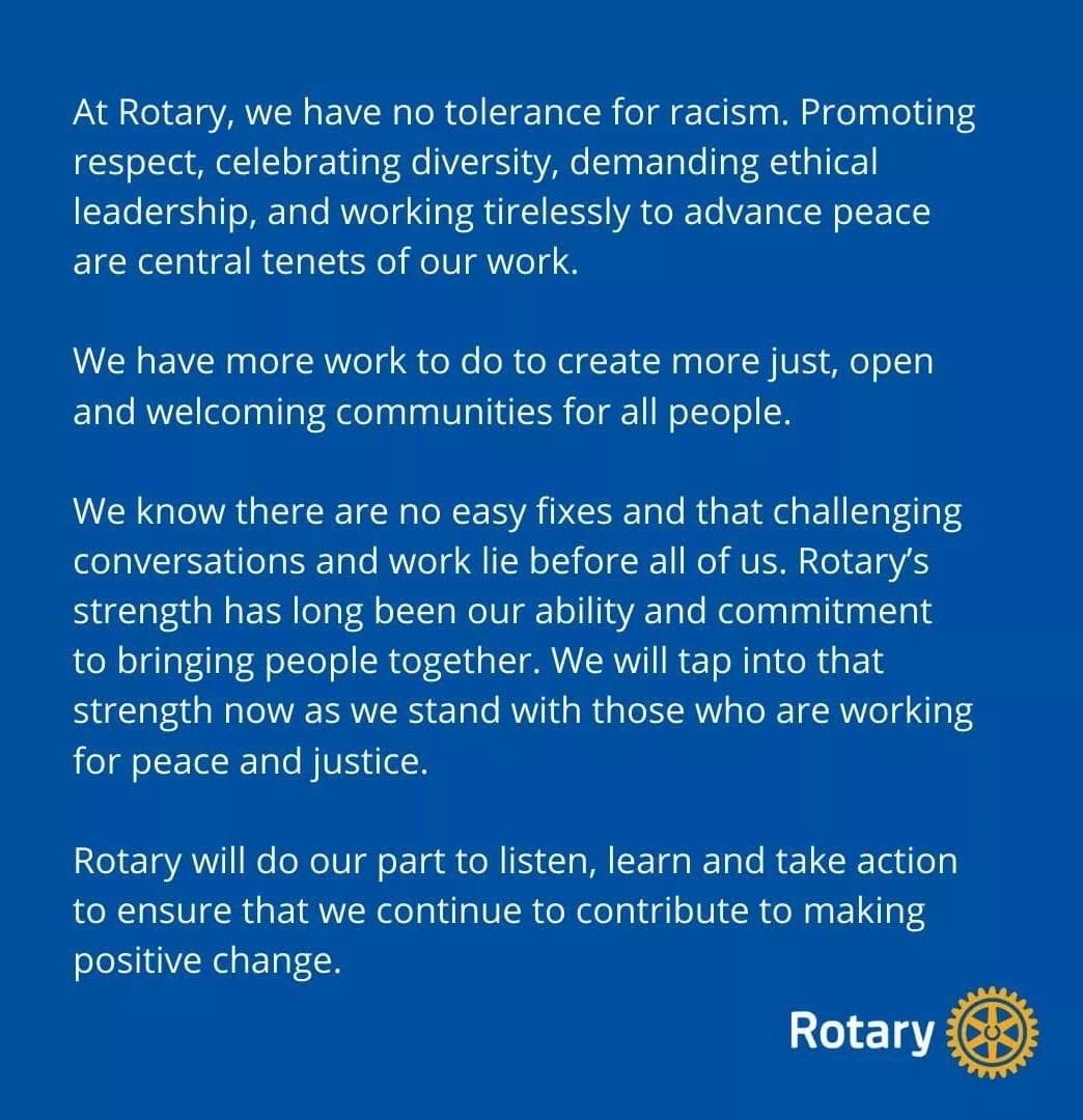 A Message from Rotary International | Rotary Club of Emmaus