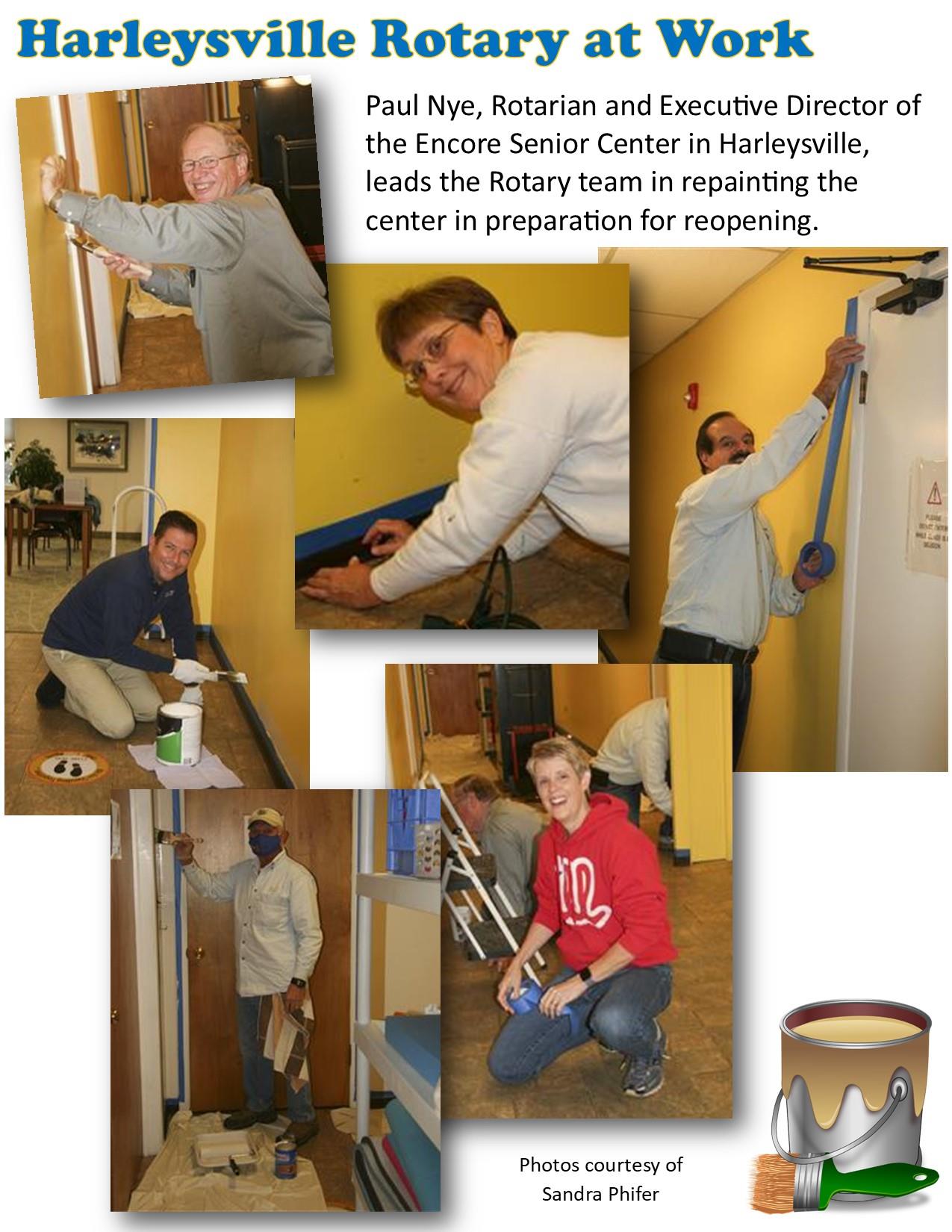 Rotarians at Work | Rotary club of Harleysville