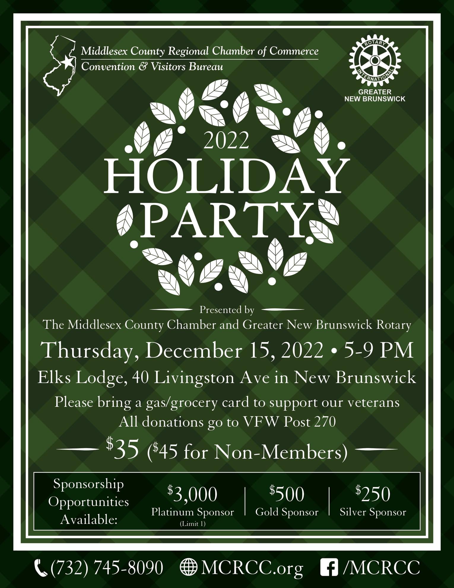 Holiday Party | Rotary club of New Brunswick