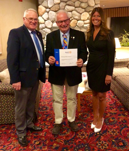 Rotary Club of Dover attends and is recognized for our Club donations ...