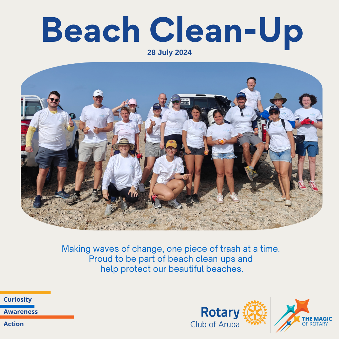 Beach Clean-up 2024 | Rotary Club of Aruba