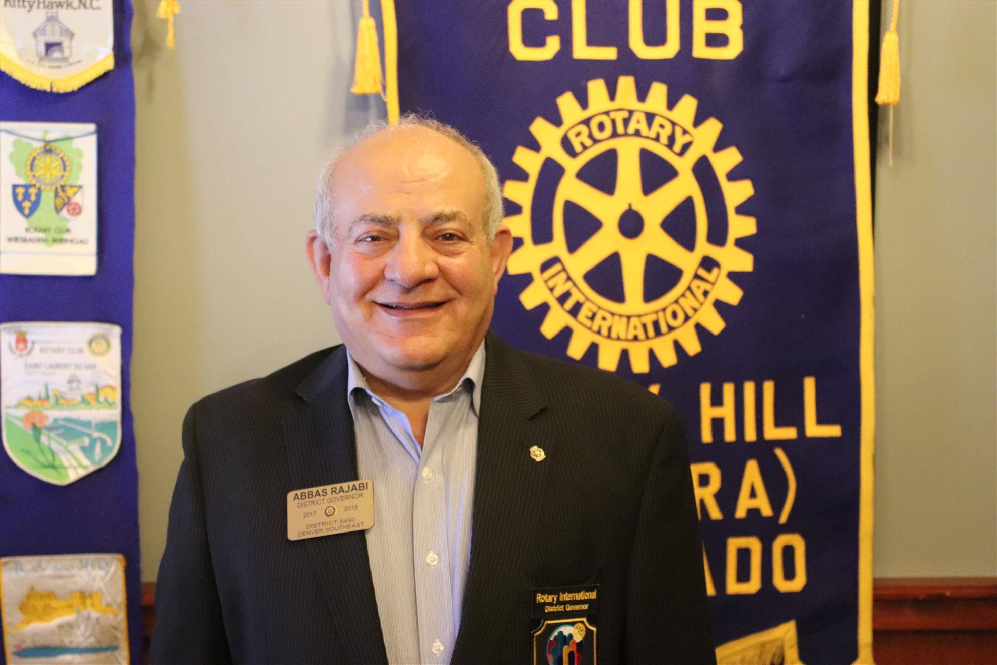 DG Abbas Rajabi Visits | Rotary Club of Smoky Hill (Aurora)
