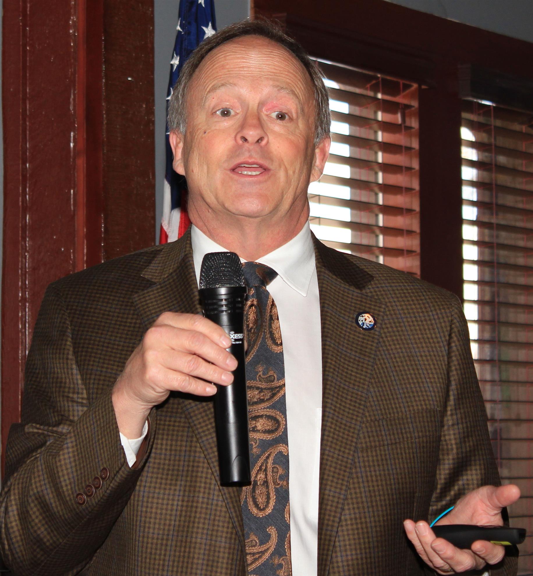 HO HO HO, Horton introduces Hougan | Rotary Club of Smoky Hill (Aurora)