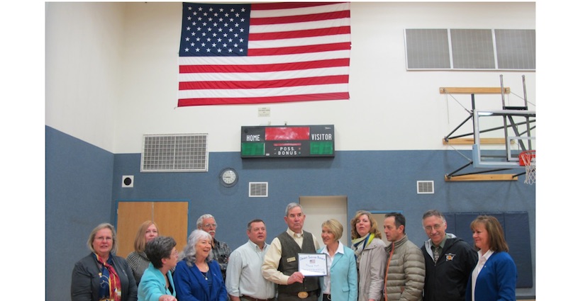 Flags for Spring Creek Elementary School | Rotary Club of Elko Desert ...