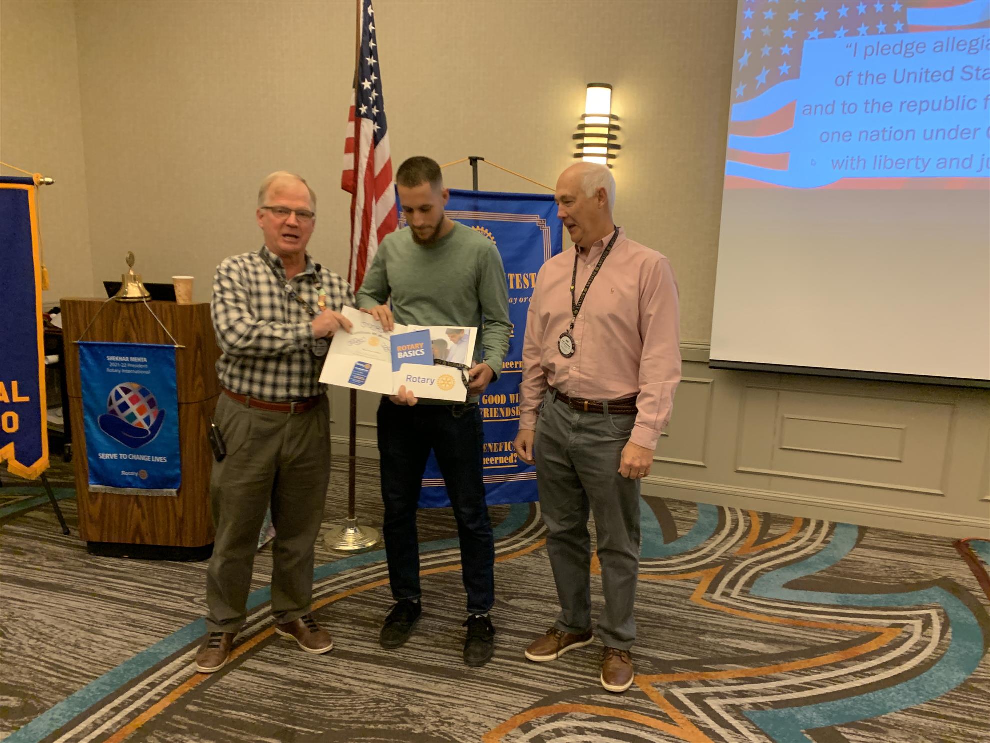 Centennial Rotary club Welcomes New Member, Joel Rowland | Rotary Club ...
