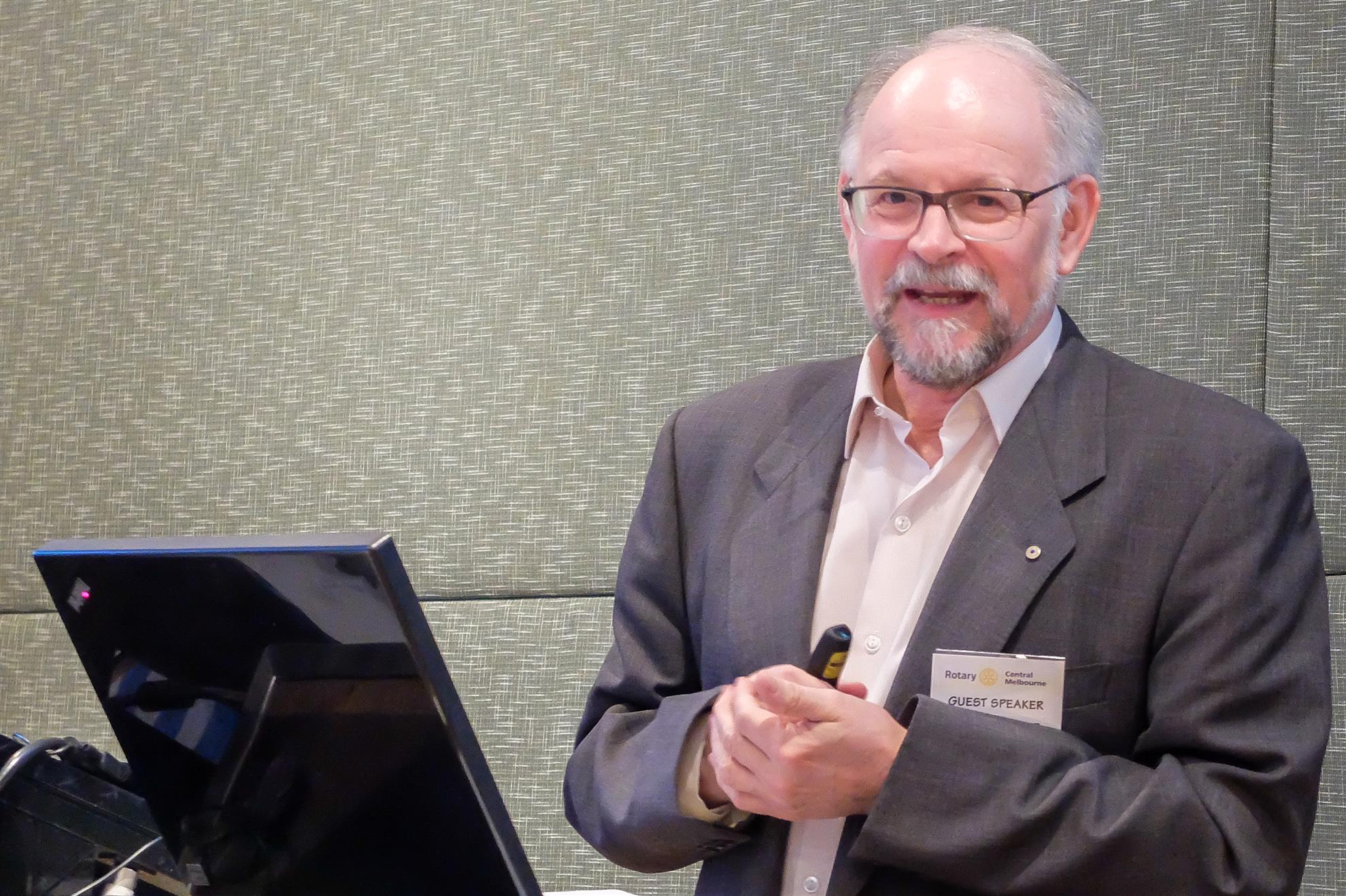 GUEST SPEAKER'S PRESENTATION 3rd OCTOBER | Rotary Club of Central Melbourne