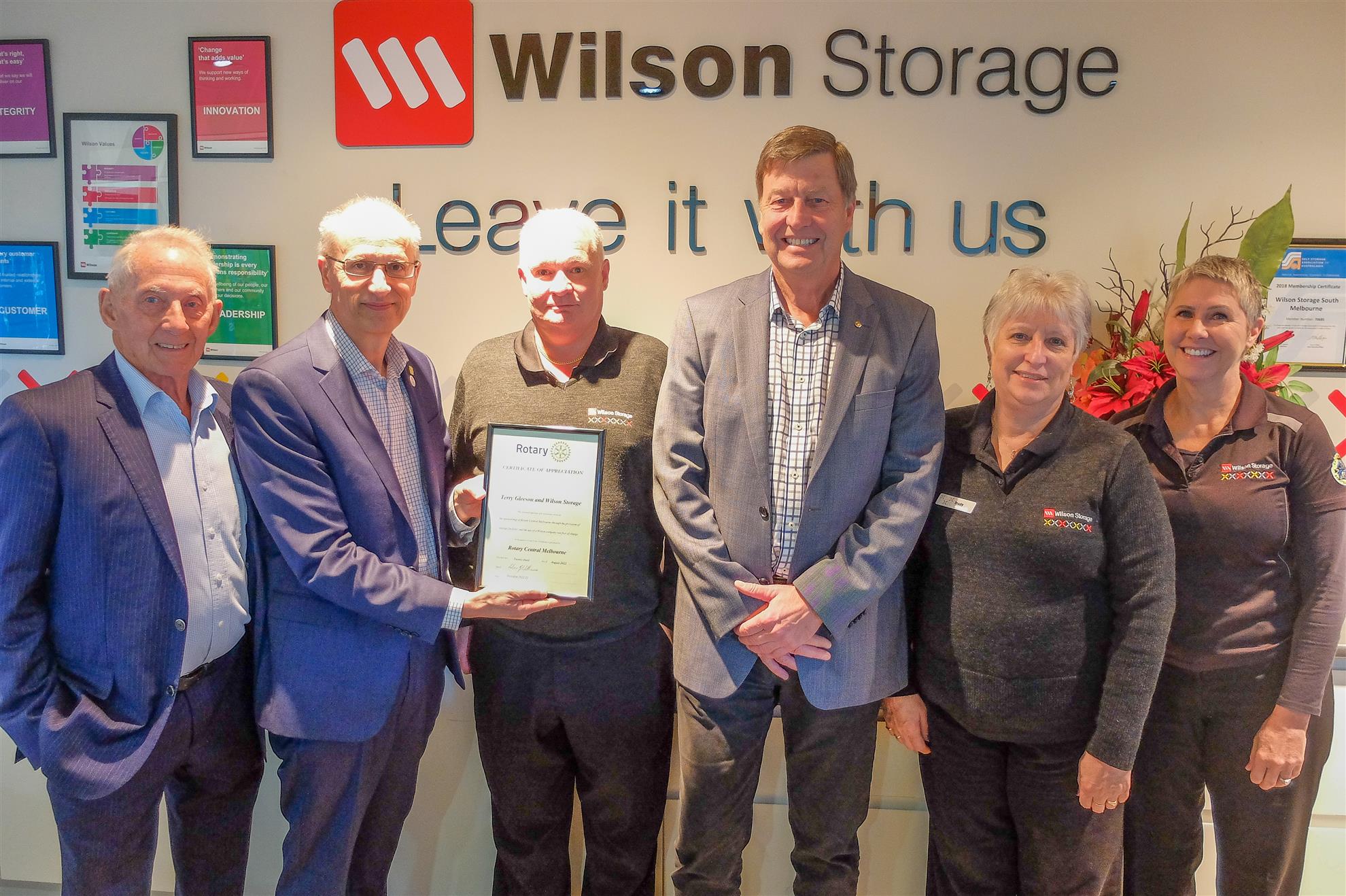 WILSON STORAGE'S PRESENTATION | Rotary Club of Central Melbourne