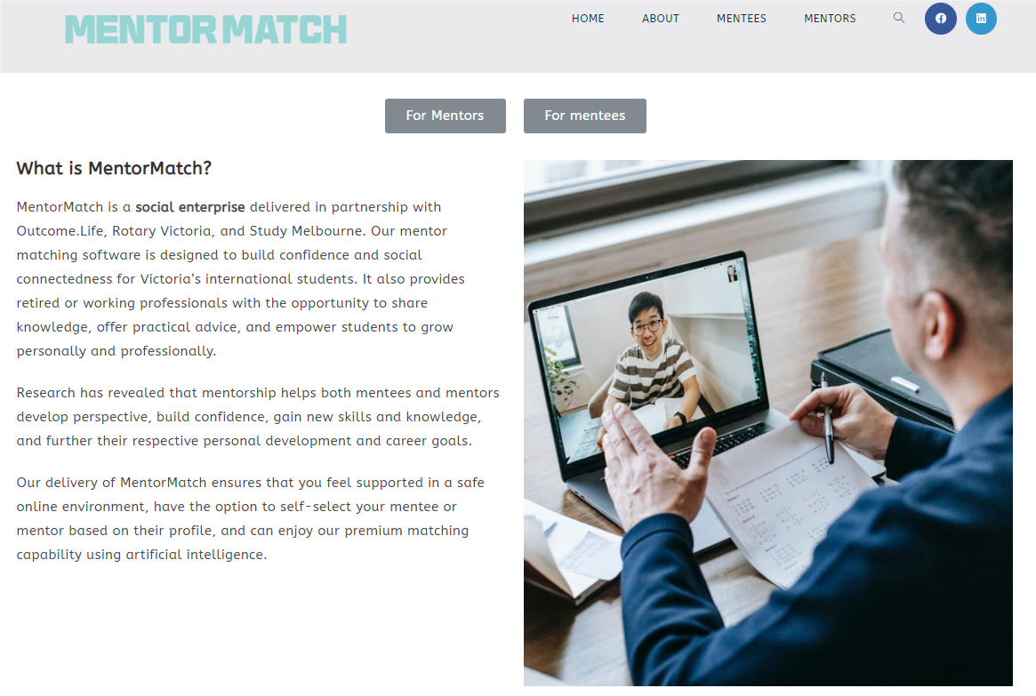 MENTOR MATCH | Rotary Club of Central Melbourne