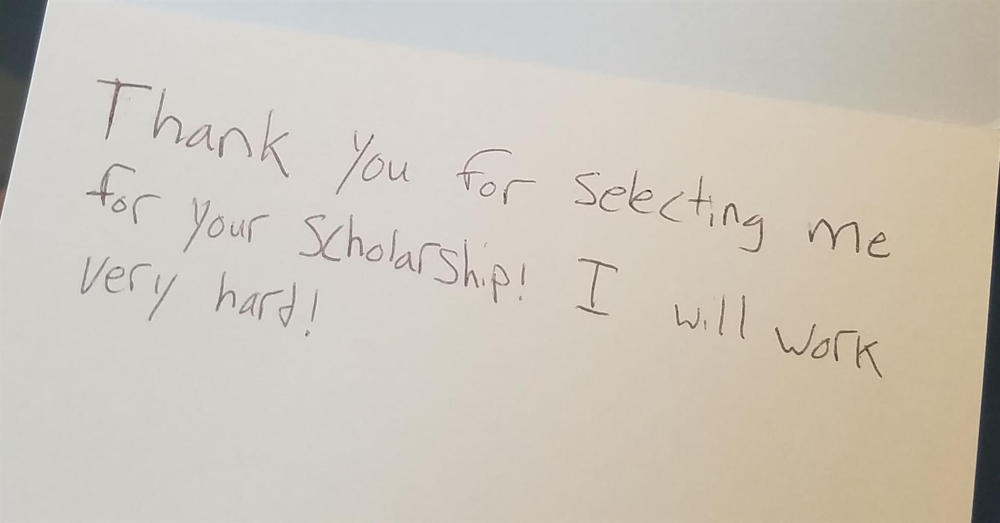 Thank You Notes | Rotary Club of Westbrook-Gorham