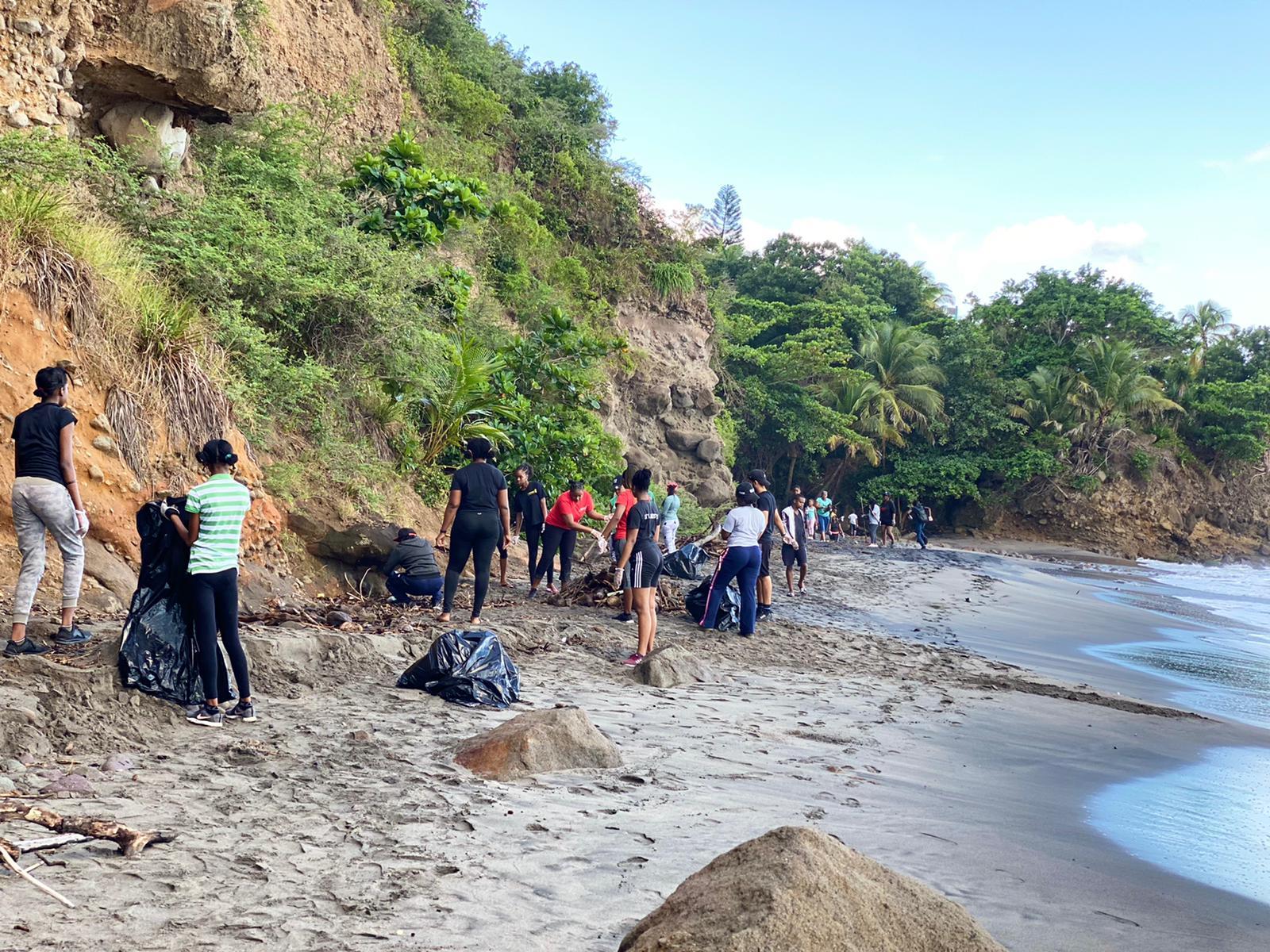 Bunkum Bay Beach Clean-up | Rotary Club of Montserrat