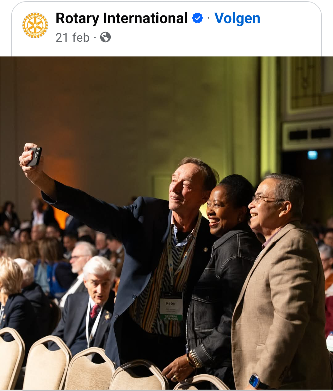 RCPR at the Rotary Presidential Peace Conference | Rotary Club of Paramaribo Residence