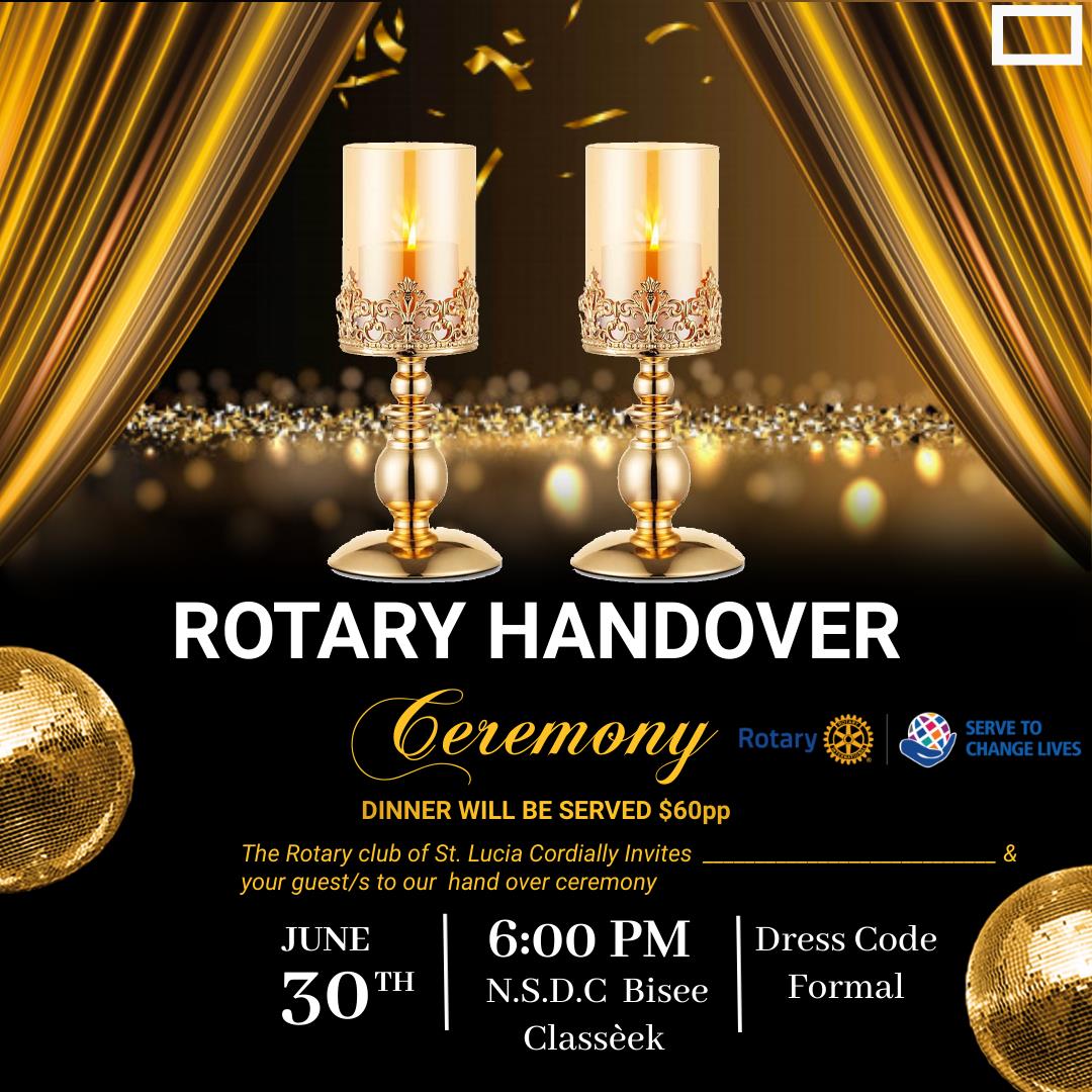 Handover Ceremony 2021-2022 | Rotary Club of St. Lucia