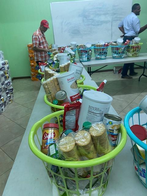 December 2023 Hamper Packing | Rotary Club of St. Lucia