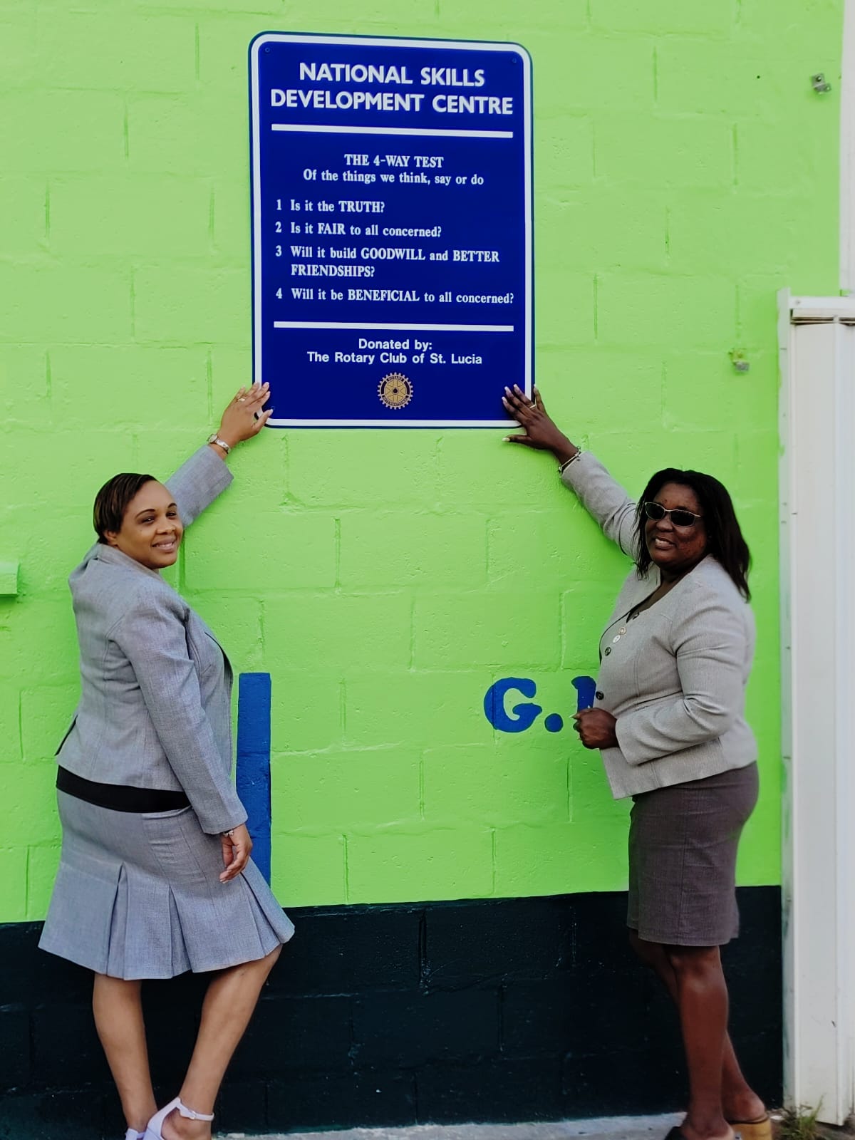 Rotary 4 Way Sign | Rotary Club of St. Lucia