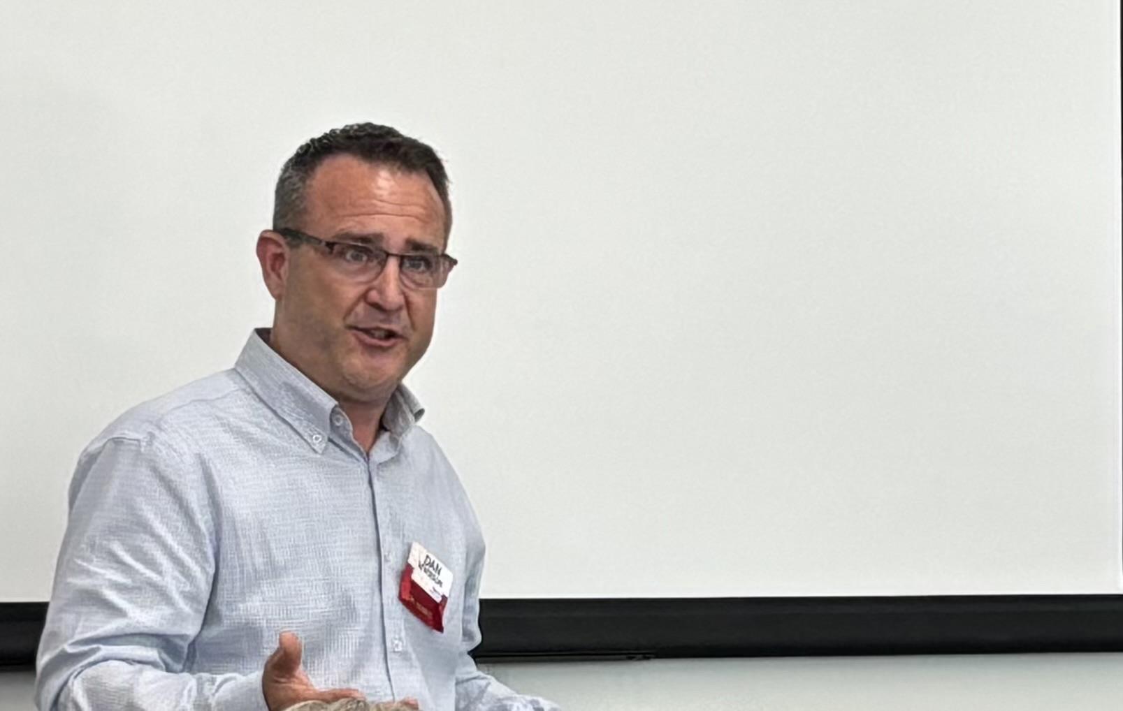 Elicia and Dan Give Classification Talks | Rotary Club of Madison South