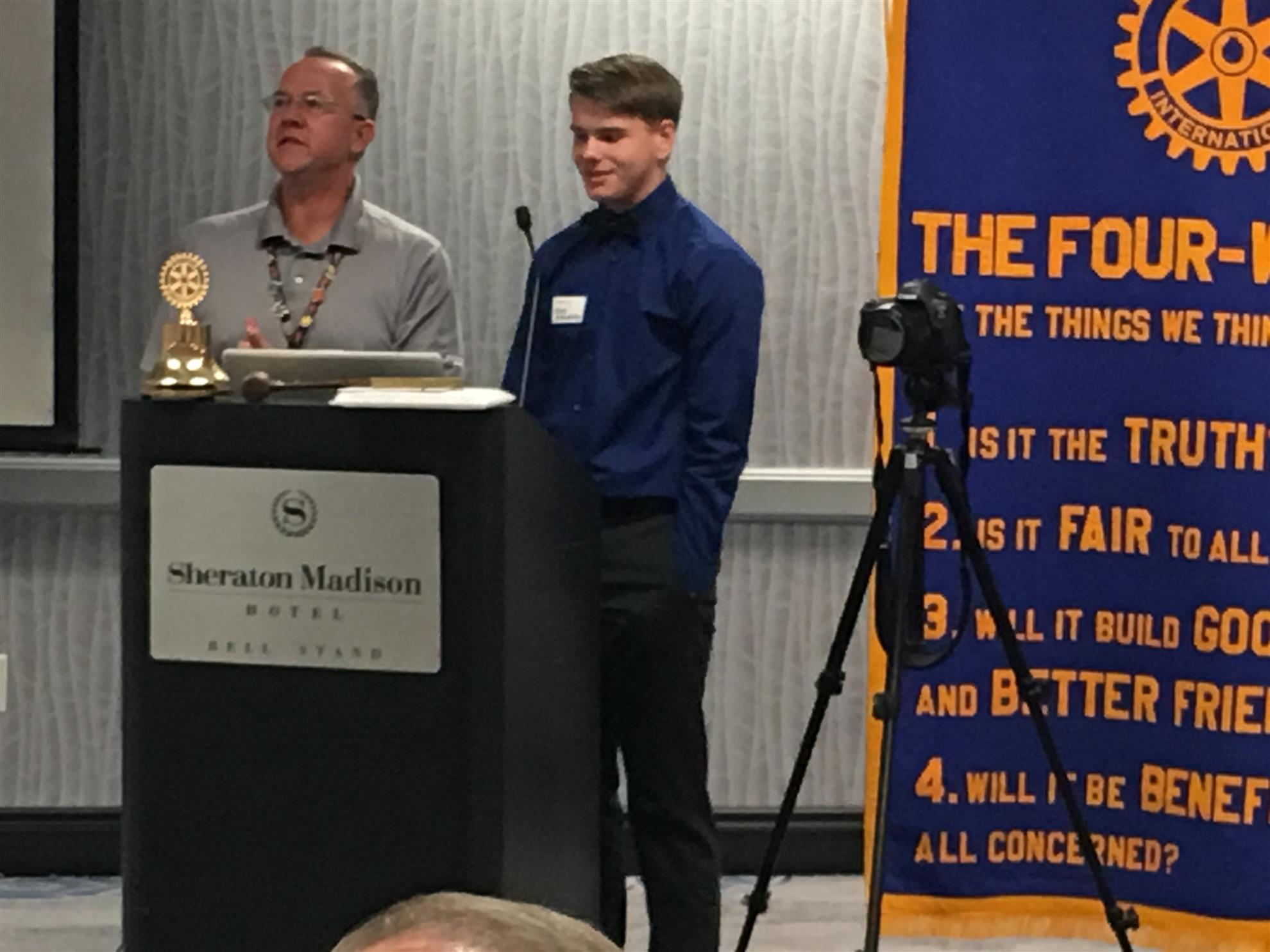 Outstanding student, LaFollette's Case McCutcheon, receives Madison ...