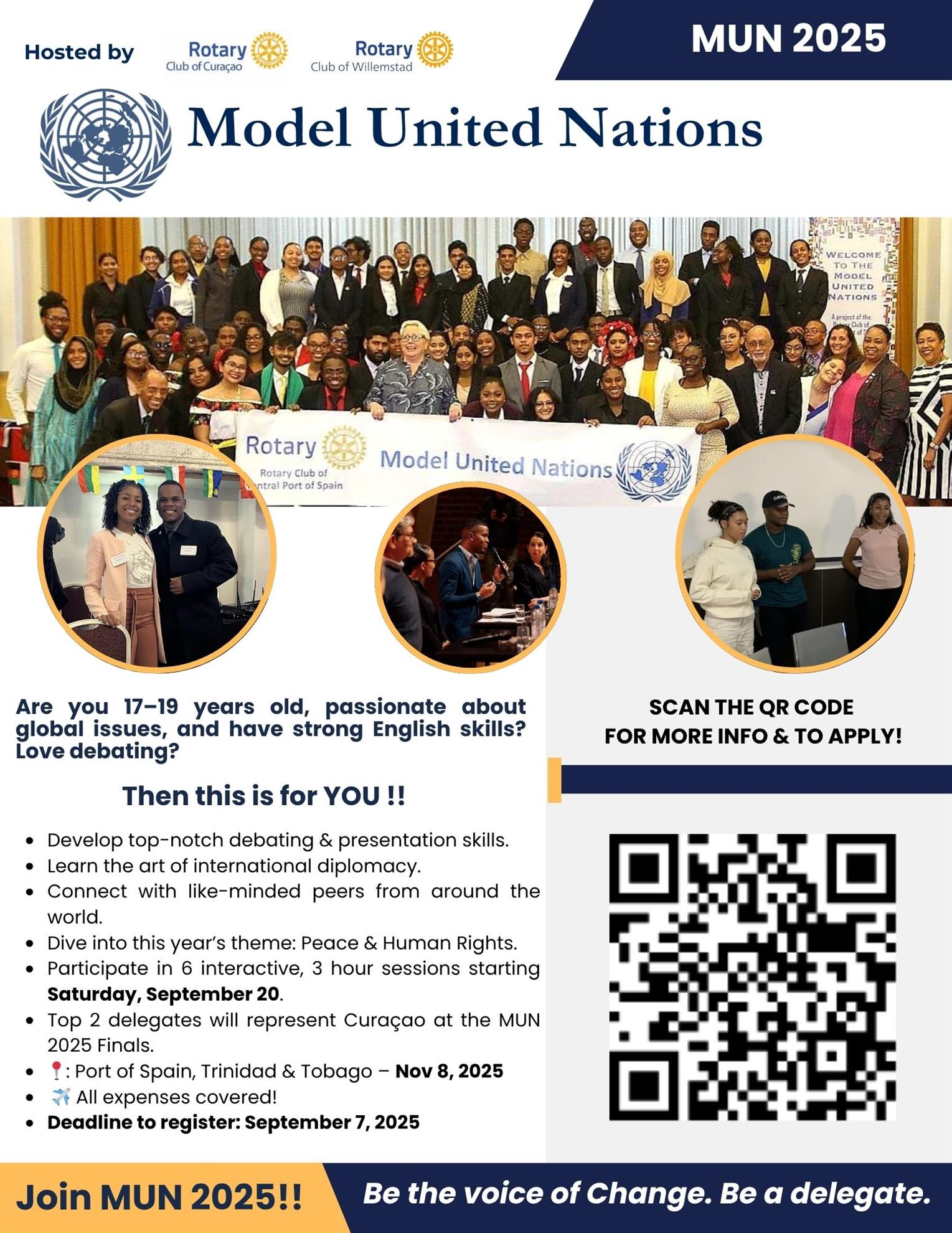 Curaçao Students Invited to Apply for Model United Nations 2025 ...