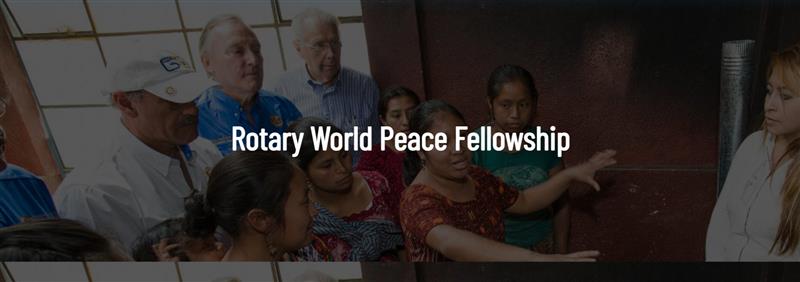 Rotary World Peace Fellowship | Rotary Club of Salt Lake City