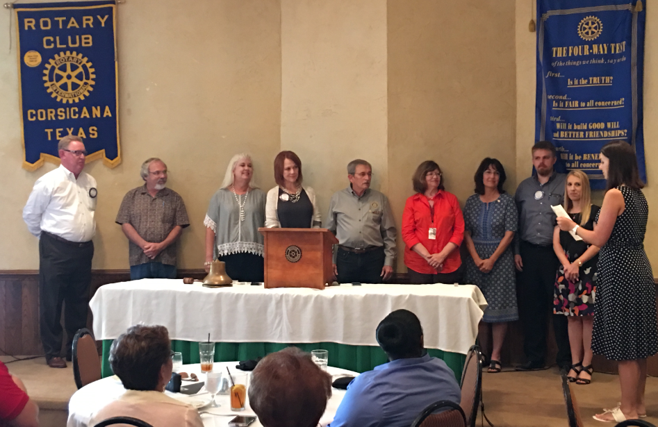 Installation of New Officers | Rotary Club of Corsicana