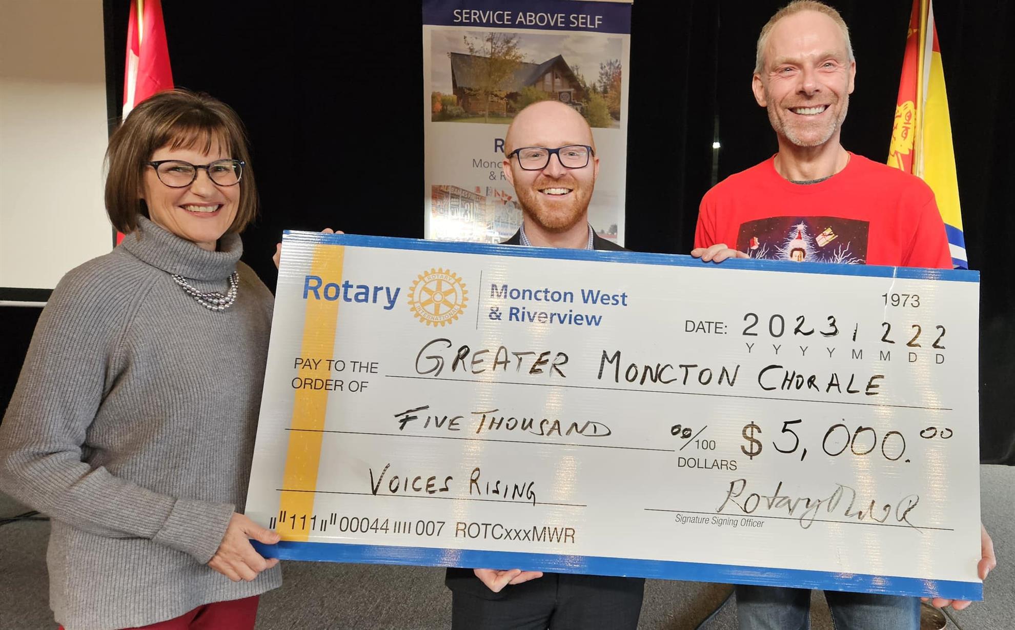 Greater Moncton Chorale | Rotary Club of Moncton West & Riverview