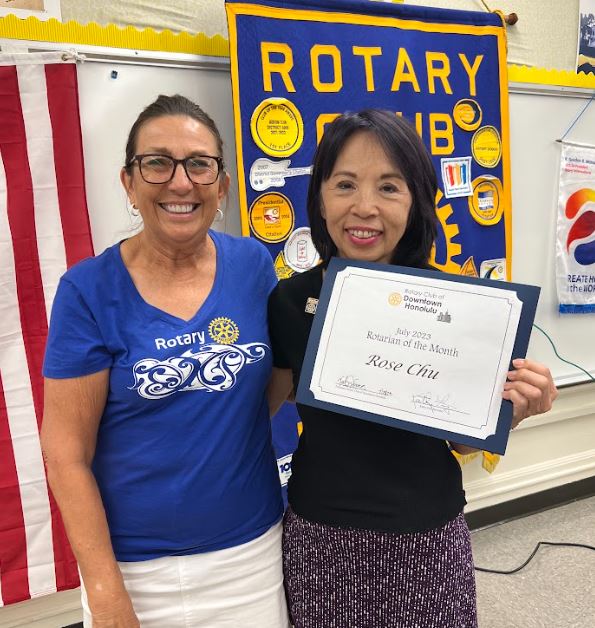 Rotarian of the Month | Rotary Club of Downtown Honolulu