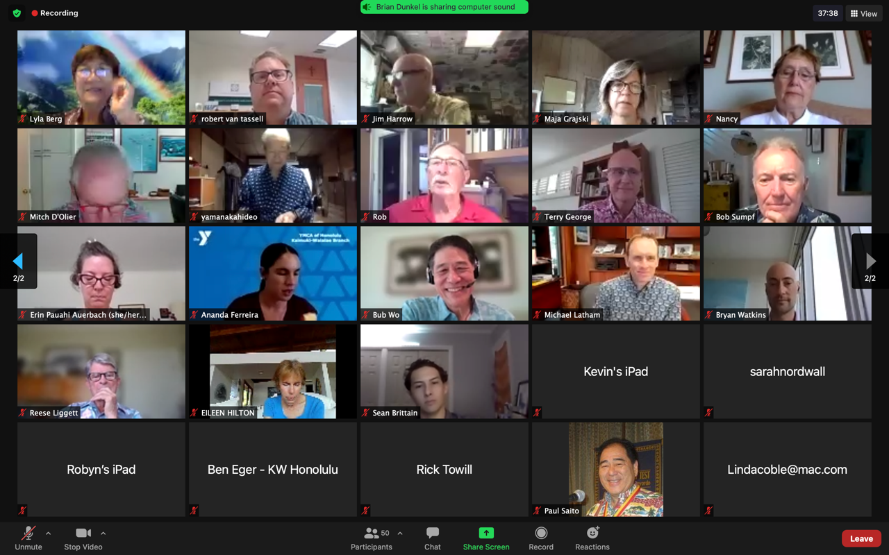 August 17 Zoom Meeting - Terry George, Rob Van Tassell, Bub Wo | Rotary ...