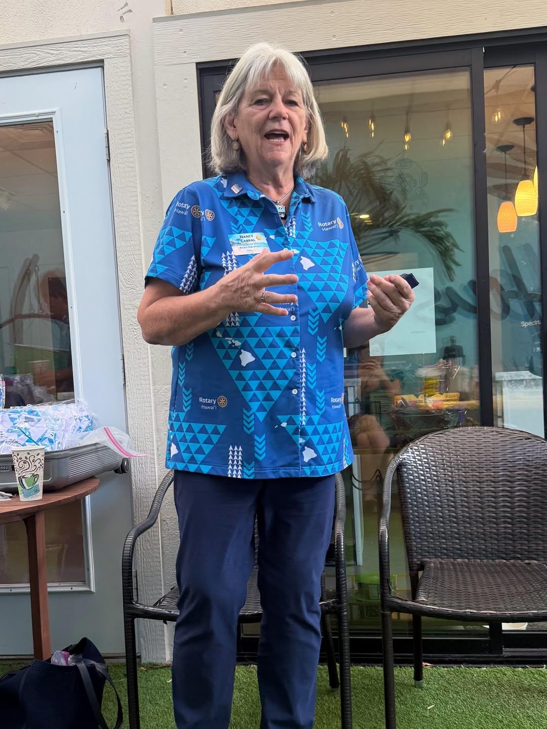 DG Nancy Cabral visits Kahala Sunrise | Rotary Club of Kahala Sunrise ...