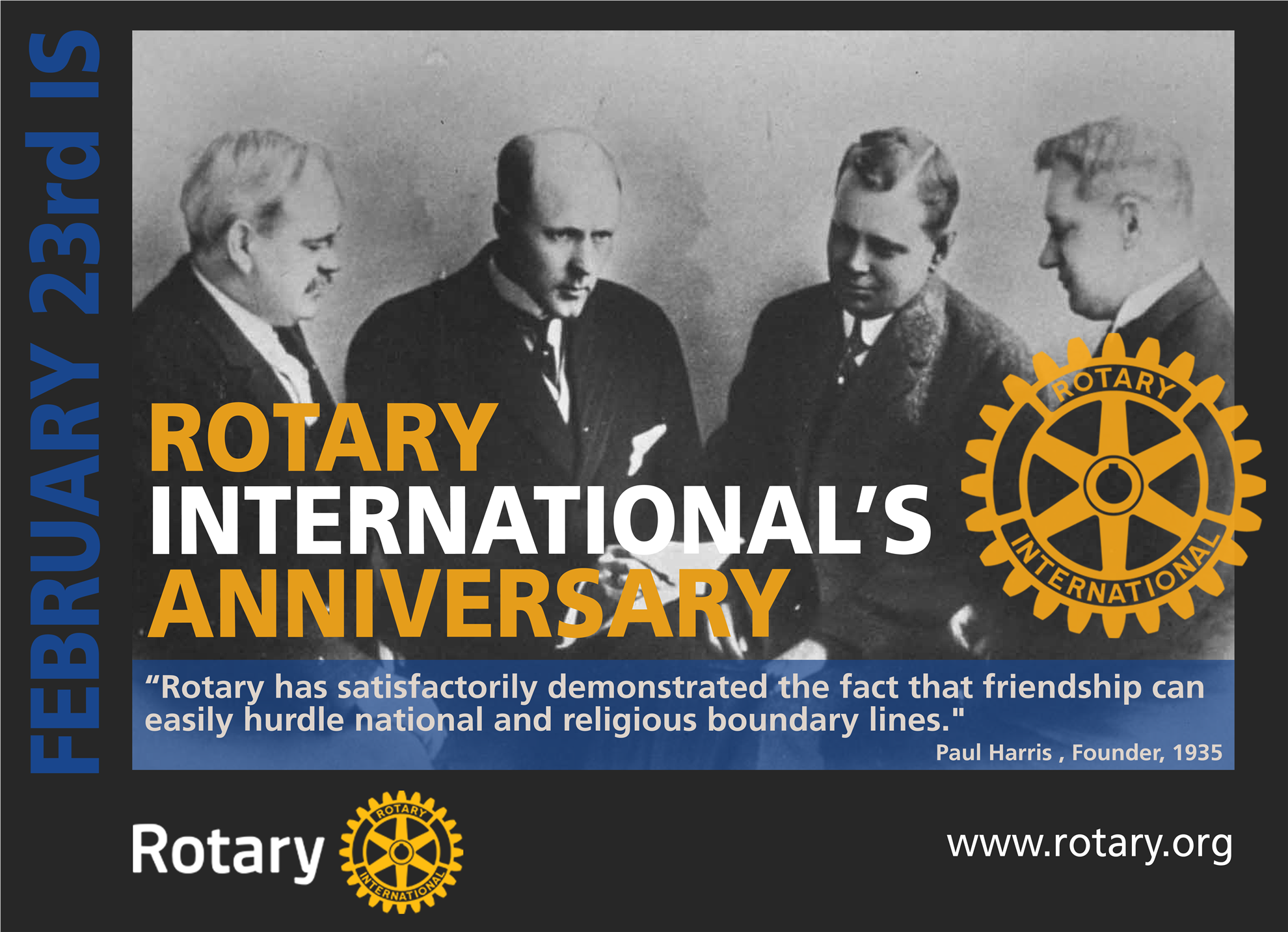 Happy Birthday Rotary! | Rotary Club of West Honolulu, Oahu