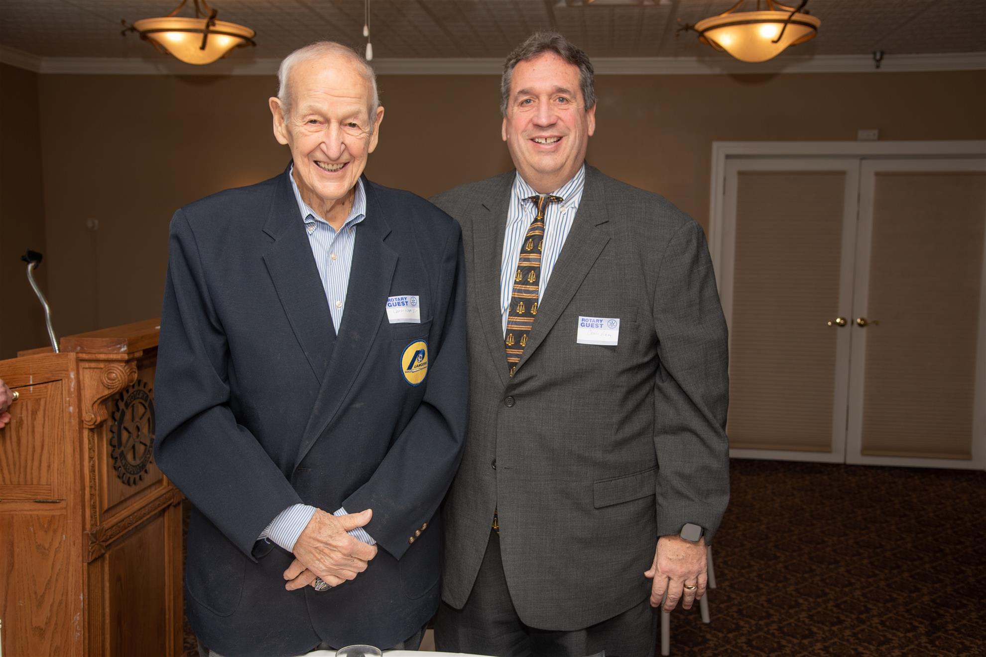 Charles Schiano, Sr. and Jr. | Rotary Club of Greece