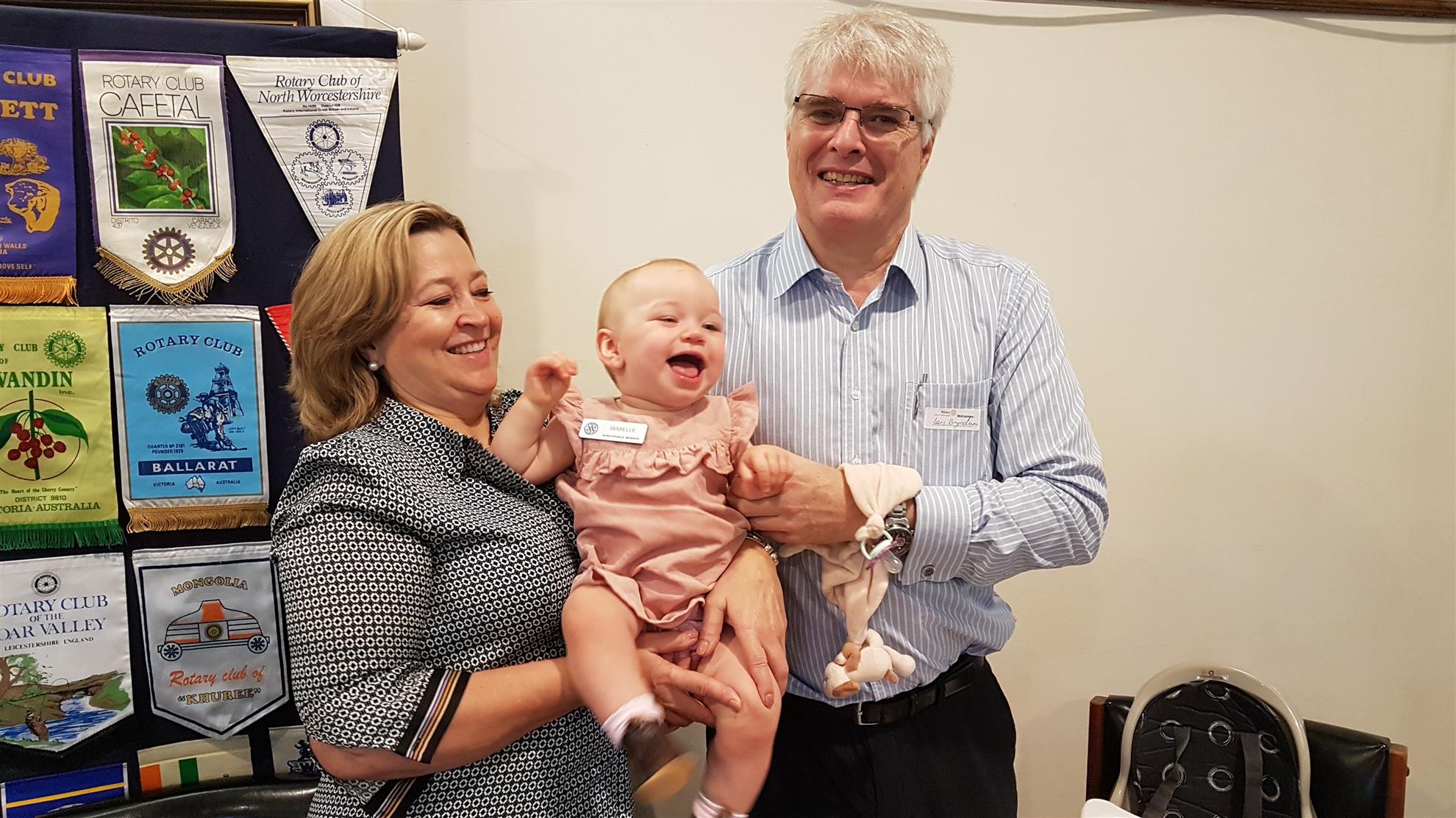 The induction of our newest (and youngest) member | Rotary Club of ...