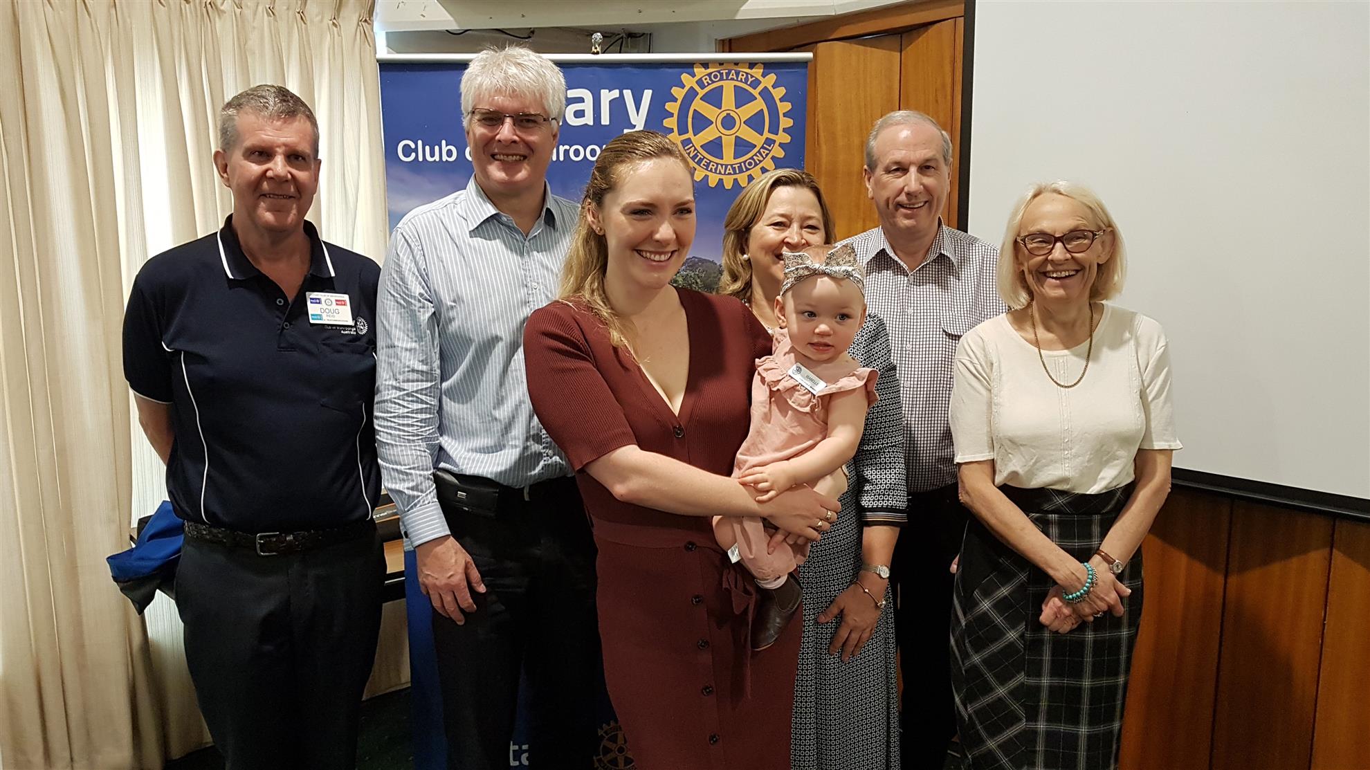 The induction of our newest (and youngest) member | Rotary Club of ...