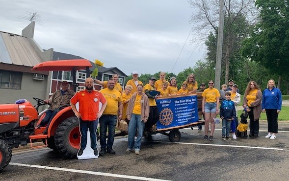 Steve Bock at the Memorial Day Parade | Rotary Club of Faribault