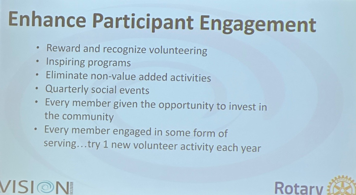 Club Vision Statement Highlights 2025 | Rotary Club of Faribault