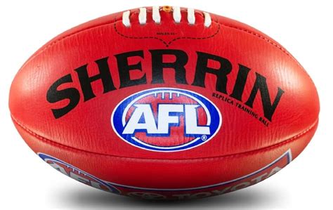 Every footy playing kid wants a Sherrin! | Rotary Club of Hawthorn