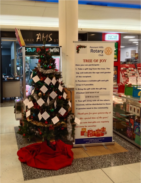 The 2023 Christmas Trees of Joy | Rotary Club of Pennant Hills
