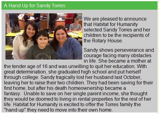 Meet Sandy Torres | Rotary Club of Harlingen