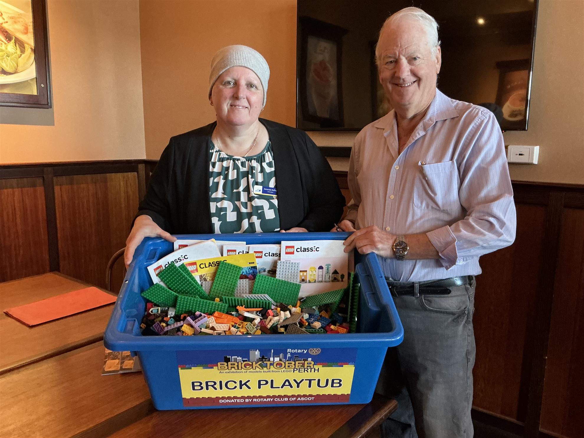 We Love Giving Away Lego Tubs | Rotary Club of Ascot - Western Australia